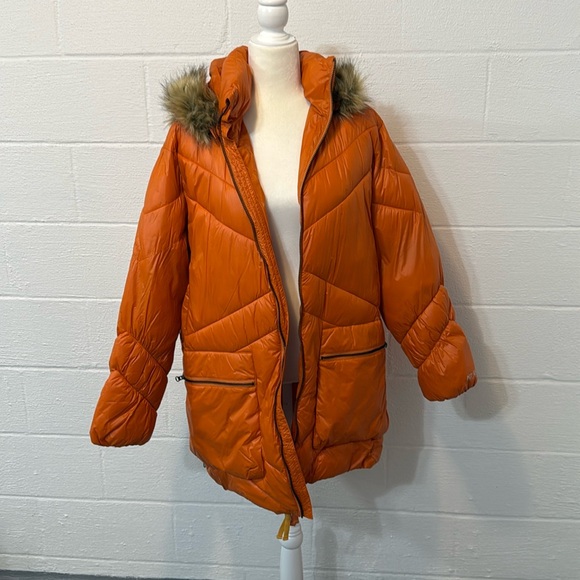 Odd Molly | Jackets & Coats | Odd Molly Bright Orange Winter Puffer ...